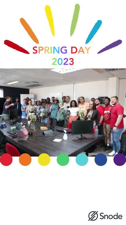 Snode Technologies On Linkedin Springday Teamsnode Nailedit