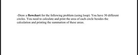 Solved Draw A Flowchart For The Following Problem Using Chegg