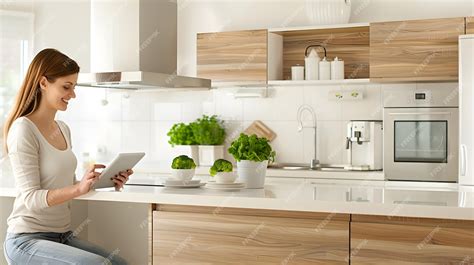 Ai Technology In Daily Life People Using Futuristic Innovation Indoor