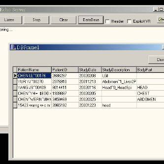 A Screen Shot Of The Server Download Scientific Diagram