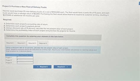 Solved Hearne Company Has A Number Of Potential Capital