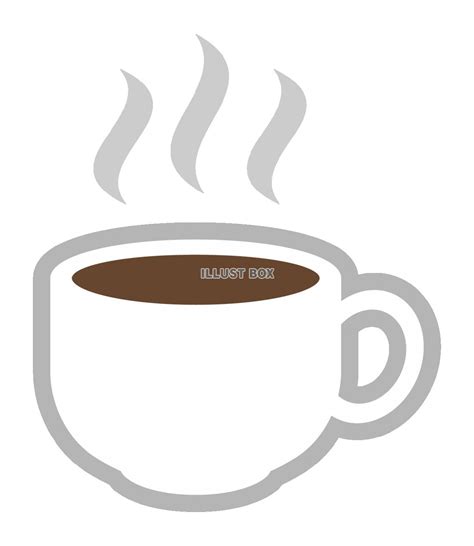 無料イラスト ホットコーヒーのイラスト