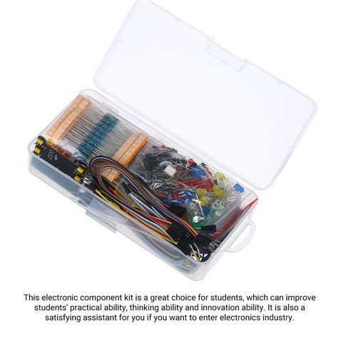 830 breadboard set electronics component starter diy kit with plastic