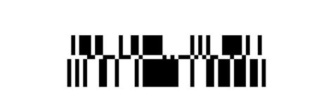 Linear Bar Code Template Barcode Pattern Vector Image