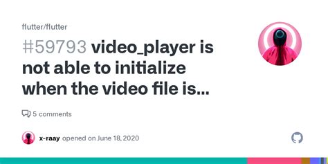 Videoplayer Is Not Able To Initialize When The Video File Is Less Than