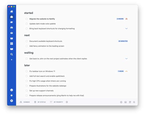 Kanban Lunatask