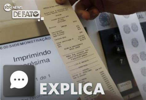 Explica Boletins De Urna Ajudam O Eleitor A Fiscalizar A Votação Na