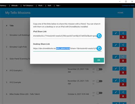 Sharing Code Issue In Chrome Browser Droneblocks Support