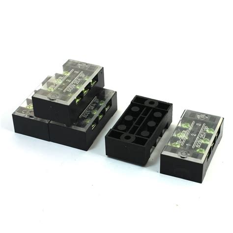 NH Pcs P Rows Covered Screw Terminal Barrier Strip Block V A Amazon In Industrial