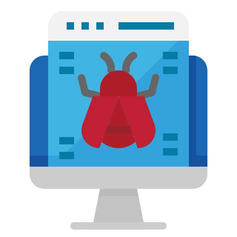 computer bug free icon