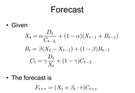 Hazem Hamza On Linkedin Triple Exponential Smoothing Using