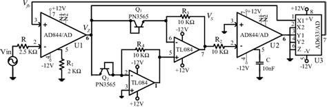 The Schematic Diagram Of The Current Controlled Memristor Emulator