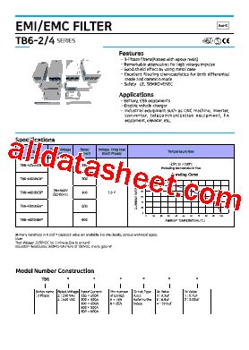 TB6 2600AAA1 Datasheet PDF DONG IL TECHNOLOGY LTD