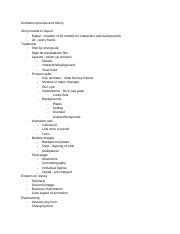 Animation Process And Theory Docx Animation Process And Theory Story Boards To Layout