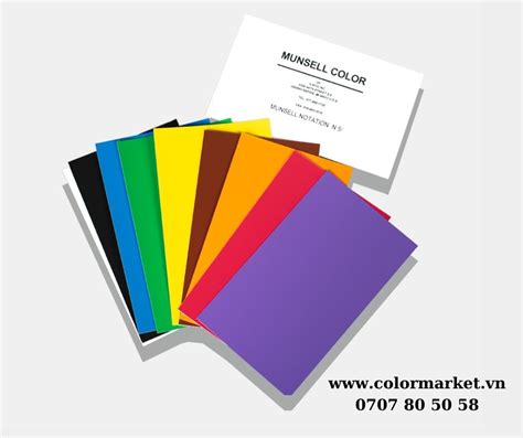 Munsell Charts For Color Codingmunsell Thẻ Màu Tiêu Chuẩn Của Liên