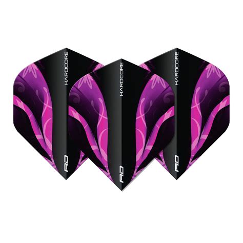 Tyrian Hardcore Premium Standard Dart Flights Red Dragon Dart Nation