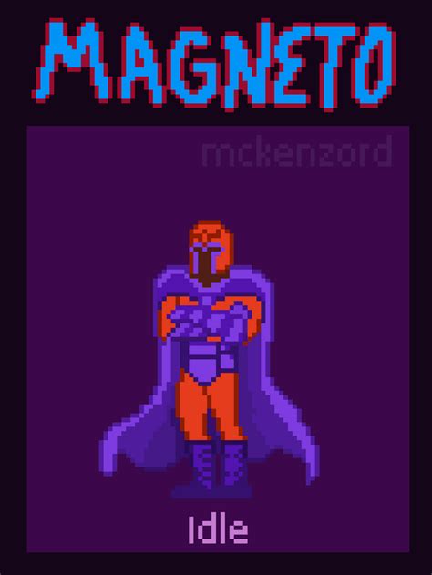 Thought This Sub May Appreciate My Gambit Rogue And Magneto Sprites R Xmen