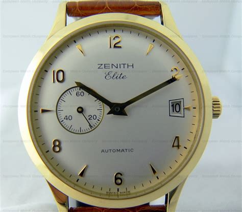 11322 Zenith Class Elite Yg European Watch Company
