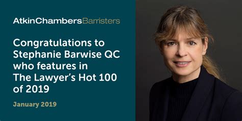 Stephanie Barwise Kc On Linkedin Stephanie Barwise Qc Features In The