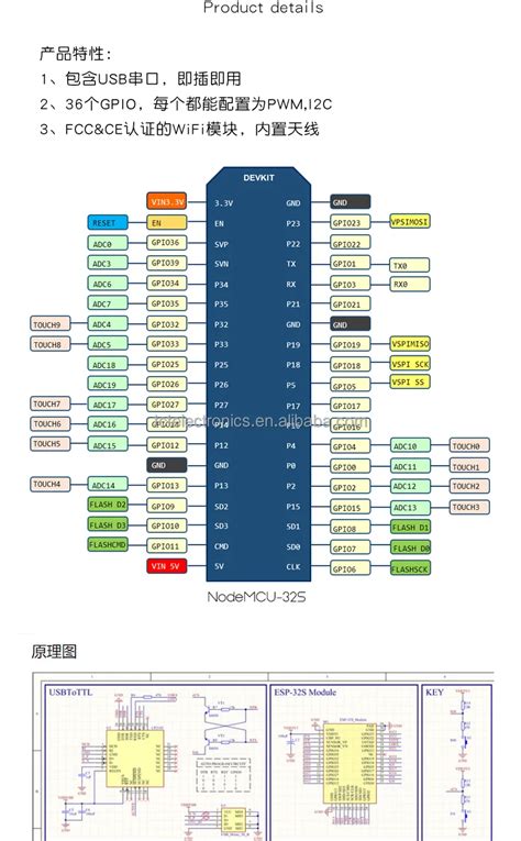 Wifi Module Cheaper Price NodeMCU ESP S ESP WROOM E WiFi Development Board Serial Port WiFi