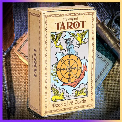 Original Tarot Cards Deck 78 Sheets The Classic Tarot Card With