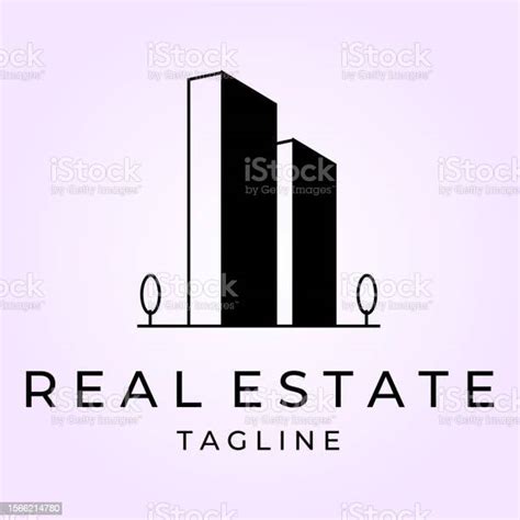 부동산 로고 회사 및 비즈니스 아이콘 라벨 일러스트레이션 디자인을 위한 미니멀리스트 개념에 대한 스톡 벡터 아트 및 기타 이미지 개념 개발 개성 개념 Istock