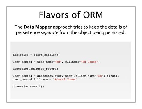 Introduction To Sqlalchemy Pycon 2013 Speaker Deck