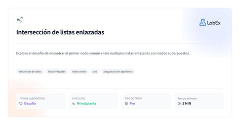 Intersección De Listas Enlazadas Labex