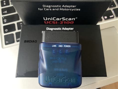 Unicarscan Ucsi 2100 Bluetooth Obd2 Adapter For Bmw Cars And Bikes Ap