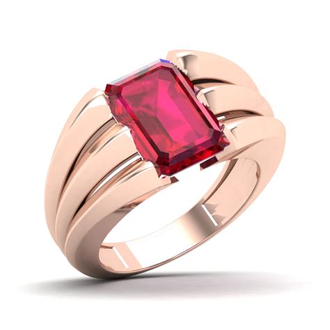 Neo Classical Ruby Ring