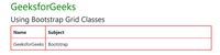 How To Change The Width Of A Column In Bootstrap Table GeeksforGeeks