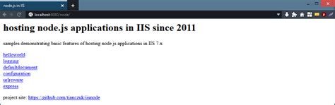 Installing Iisnode For Production Harvey Williams