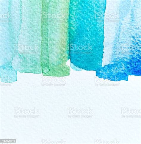 워터컬러 배경기술 수채화에 대한 스톡 벡터 아트 및 기타 이미지 수채화 추상적인 파란색 Istock