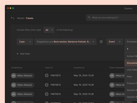 case overview and filtering filters filter design ux web design