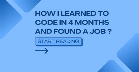 How I Learned To Code In 4 Months And Got My First Job Rprogramming