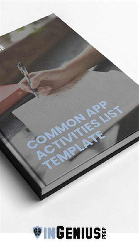 Common App Activities List Template List Of Activities List Template College Application