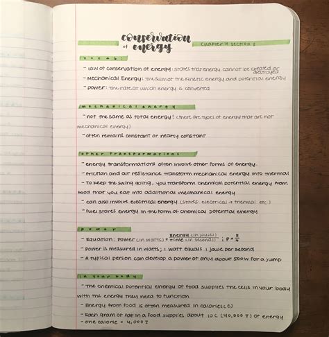 Science Notes Science Notes Energy Conservation Chemistry Education