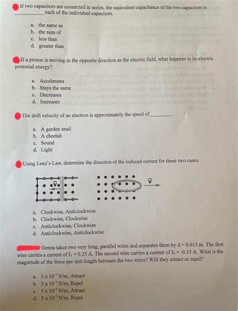 Solved If Two Capacitors Are Connected In Series The Chegg Com