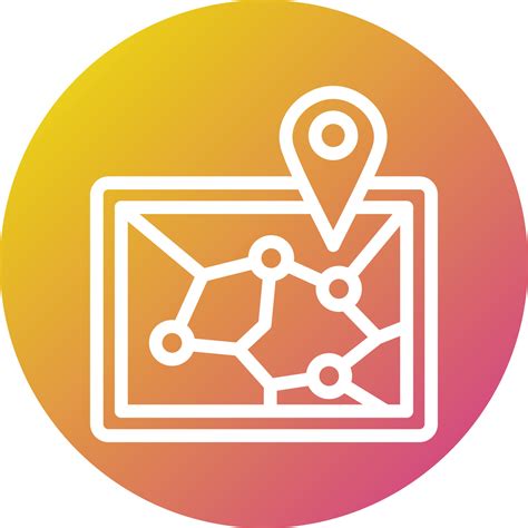 Railway Map Vector Icon Design Illustration Vector Art At Vecteezy