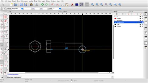 QCAD Tutorial Dimensions