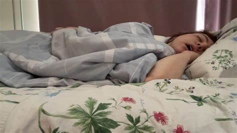 Asmr sleeping snoring girl - YouTube
