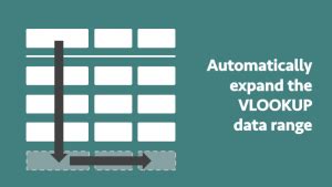 Automatically Expand The VLOOKUP Data Range Excel Off The Grid