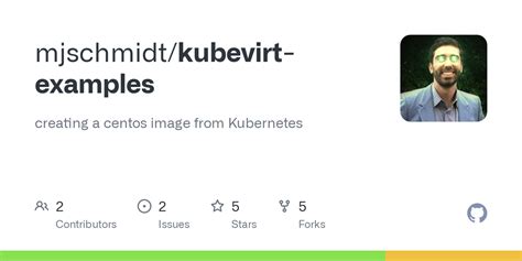 Github Mjschmidt Kubevirt Examples Creating A Centos Image From Kubernetes