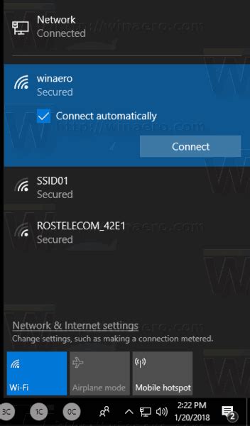stop windows 10 from connecting automatically to a wi fi network
