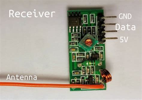 radio frequency transmitter and receiver module with arduino