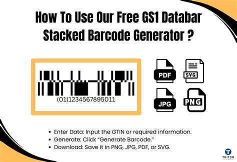Gs1 Databar Stacked Barcode Generator