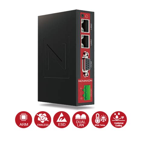 novakon new din rail protocol conversion gateway features ti sitara arm processor