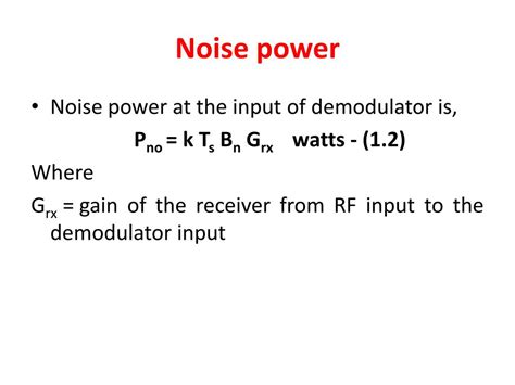 Ppt System Noise Temperature And G T Ratio Powerpoint Presentation