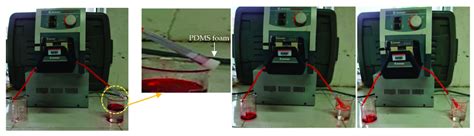 Schematic Illustration Of The Different Stages Of Using PDMS Foam To Download Scientific