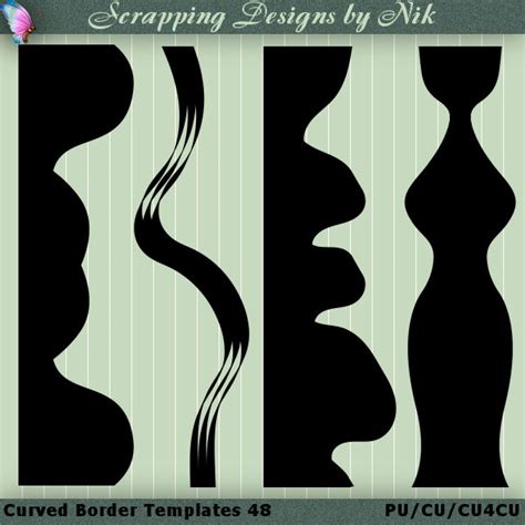 Curved Border Templates 48